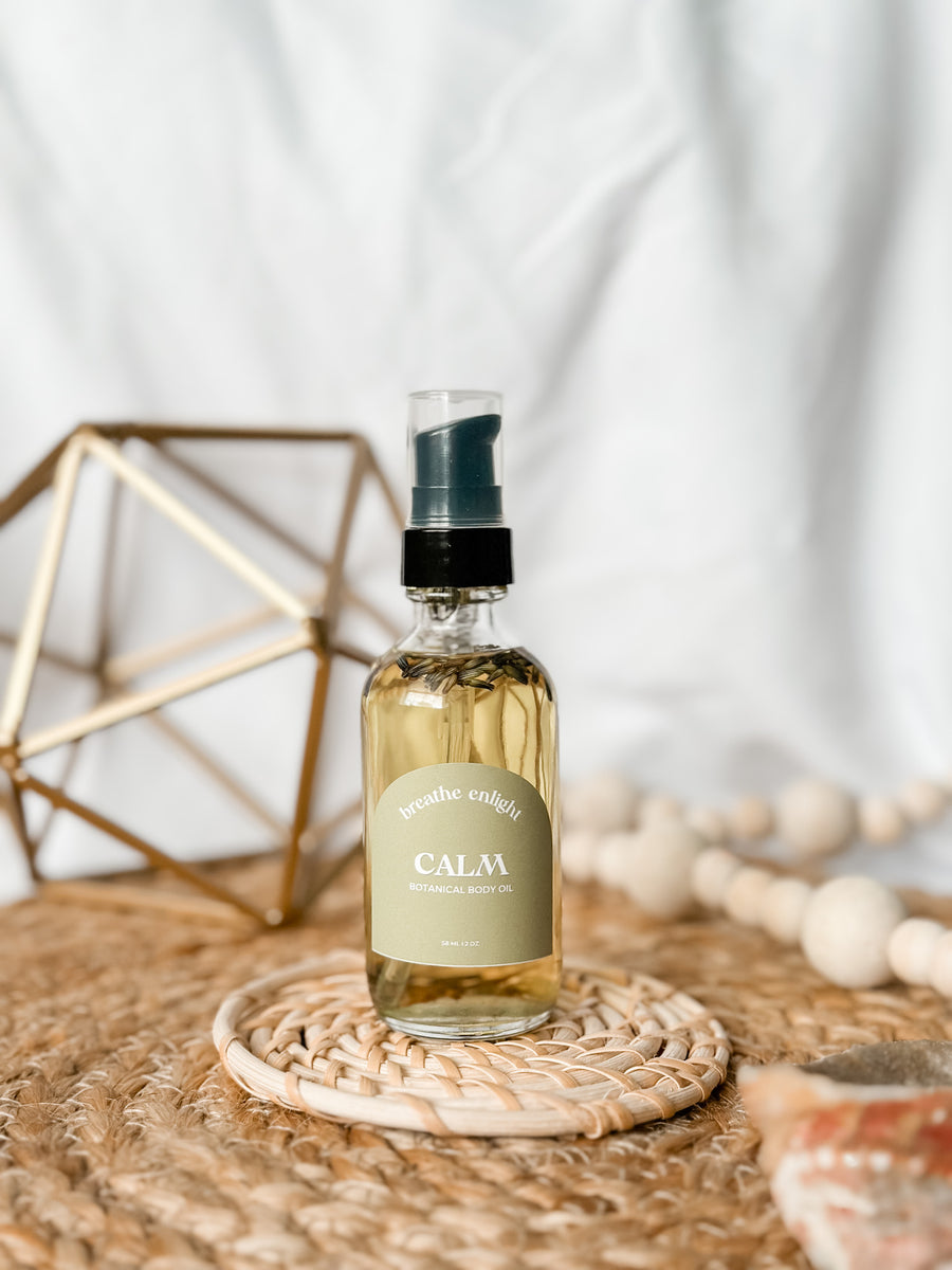 Calm Botanical Body Oil – Breathe Enlight